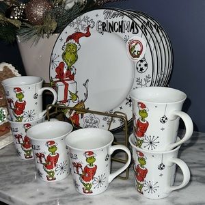 The Grinch | Dining | The Grinch Dinnerware Set Of 2 Rare | Poshmark
